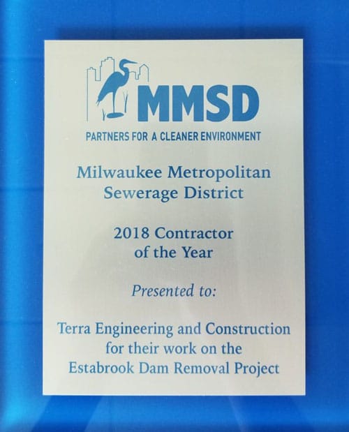 MMSD Contractor of the Year 2018 - Terra Engineering and Construction